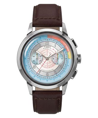 Timex Marlin Neo-classic Braun Herren Armbanduhr TW3A00200