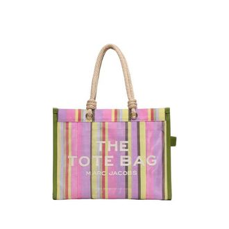 Marc Jacobs Sac tote The Stripe Mesh Large ray&eacute;