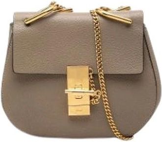 Chlo&eacute; Sac bandouli&egrave;re Drew Pre-owned - Femme - Pre-owned - Gris - Taille: ONE Size
