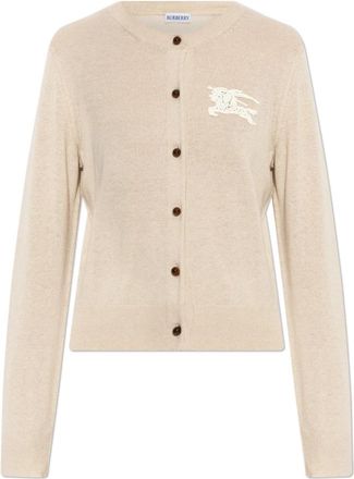 Burberry EKD Baumwoll-Woll-Cardigan - - Knitwear - Damen - Beige - XS