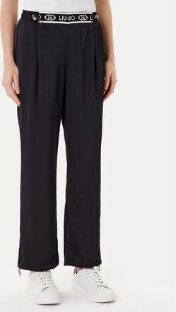 Liu Jo Stoffhose TF5192 T004A Schwarz Regular Fit