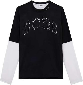 GCDS T-shirt surdimensionn&eacute; avec logo Gcds