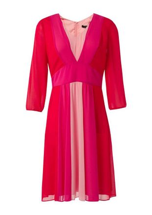 Comma Minikleid Kleid Kurzes Kleid mit Bindeg&uuml;rtel