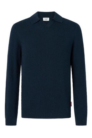 Joop Polokragenpullover Ove mit feinem Strukturmuster