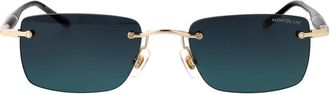 Montblanc Mb0344S Sonnenbrille - - Accessories - unisex - Schwarzk - 54 MM