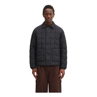 Maison Kitsun&eacute; Stepp-Blouson - - Jackets - Herren - Schwarzk - XL