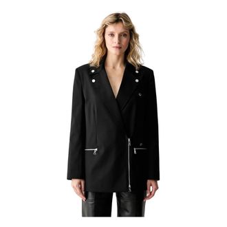 Karl Lagerfeld Damen, Jacken, Schwarzk, SGr&ouml;&szlig;e