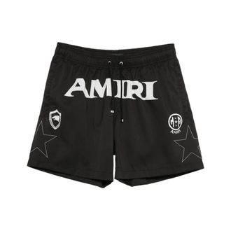 Amiri Homme, Maillots de bain, Noir, Taille: 2XL Sport Swim Trunk