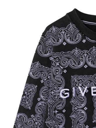 Givenchy Logo Print Sweatshirt - Black