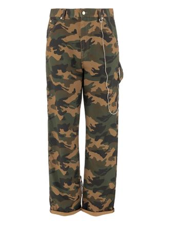 Darkpark Hose mit Camouflagemuster - Braun