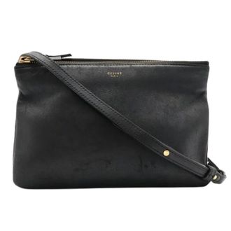 Celine Pre-owned Pochette Sac Bandouli&egrave;re Vintage - Femme - Pre-owned - Noir - Taille: ONE Size