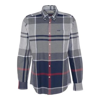 Barbour Ma&szlig;geschneidertes blaues Granit-Hemd - - Shirts - Herren - Blau - L
