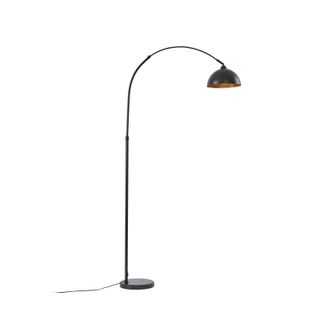 Lindby Stehlampe (Bogenleuchte) Tonka (Modern) in Schwarz aus Metall (1 flammig, E27) - Stehleuchte Standleuchte Floor Lamp Wohnzimmerlampe Wohnzimmerleuchte