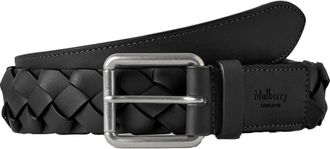 Mulberry Homme, Accessoires, Noir, Taille: XL Mm6396-657A100 Braided Belt
