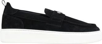 Antony Morato Homme, Chaussures, Noir, Taille: 43 EU Mocassins &agrave; Plateforme en Cuir avec D&eacute;tail Plateforme