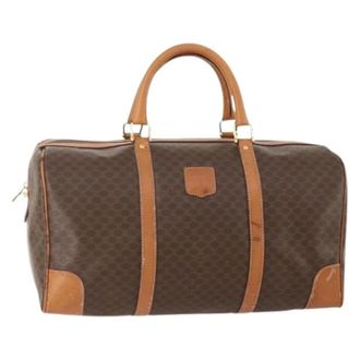 Celine Sac Boston Vintage Pre-owned - Femme - Pre-owned - Brun - Taille: ONE Size