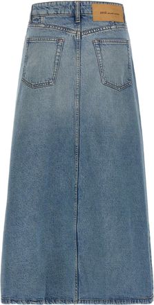 Ami Trapeze Skirt - Blue