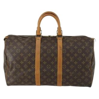 Louis Vuitton unisex, Pre-owned, Brun, Taille: ONE Size Sac Week-end en Toile Pre-owned