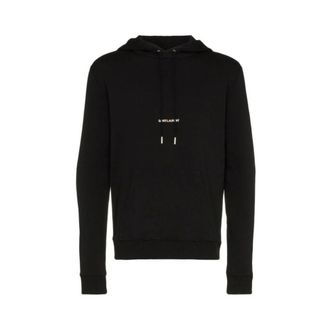 Saint Laurent Rive Gauche Hoodie - - Sweatshirts & Hoodies - Herren - Schwarzk - S