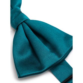 Dolce & Gabbana Mens Green Silk Bowtie Accessory