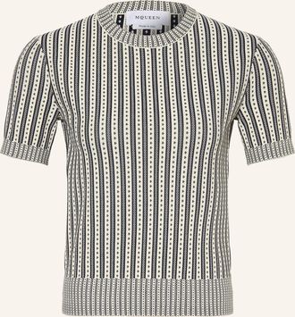 Alexander McQueen Mcqueen Strickshirt weiss