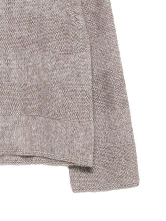 Emporio Armani Wool Blend Horizontal-Stripe Sweater - Grey