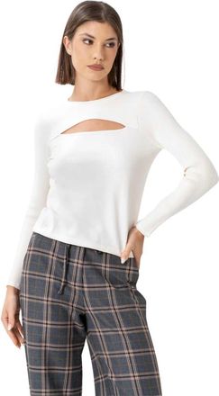 Kocca Femme, Tops, Beige, Taille: 40 FR Haut &agrave; manches longues chic avec d&eacute;coupe