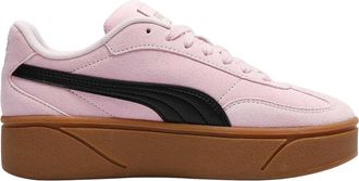 Puma Club Era II Sneaker f&uuml;r Damen, Wildleder, Plattform-Absatz (Pink/Marine/Gummi Rosa)