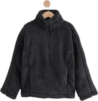 Next Fleecejacke Borg-Fleece mit halben Reißverschluss (1-St)