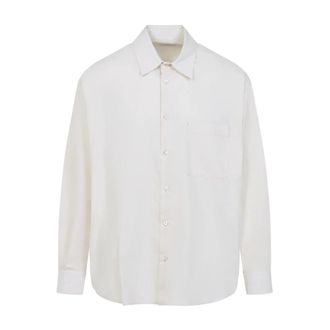 Christophe Lemaire Regular Shirt - - Shirts - Herren - Wei&szlig; - M