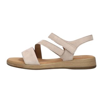 Gabor Beige Wildledersandalen - - Shoes - Damen - Beige - 38 EU