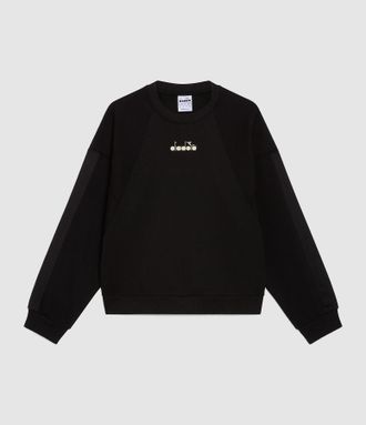 Diadora Sweatshirt Logo Nero