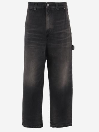 Haikure Womens Jeans Cotton Denim Black
