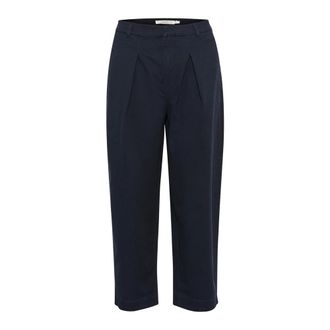 Inwear Marineblaue- locker geschnittene- geschwungene Hose - - Trousers - Damen - Blau - M