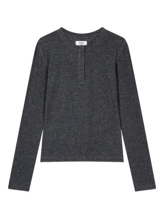 TOMBOY buttoned long-sleeve top - Gris