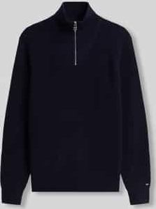 Tommy Hilfiger Regular Fit Troyer mit Woll-Baumwoll-Anteil
