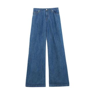 Ermanno Scervino Low-Rise Wide Jeans - - Jeans - Damen - Blau - XS