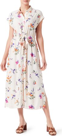 Vero Moda Beige Damen Kleid Y.A.Sasina Cs Midi Belt Dress S. Noos M