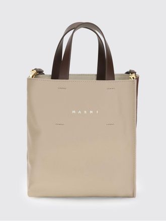 Marni Mini sac tote Museo en cuir bicolore avec bandouli&egrave;re