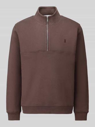 Armedangels Regular Fit Troyer aus reiner Baumwolle Modell WAARLO FLEECE