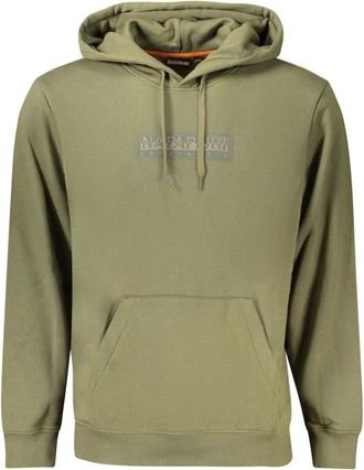 Napapijri Box Logo Sweat &agrave; capuche - Homme - Sweatshirts et sweats &agrave; capuche - Vert - Taille: XL