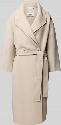 Drykorn Mantel aus Lammwolle-Mix mit Bindegürtel Modell BUDBY