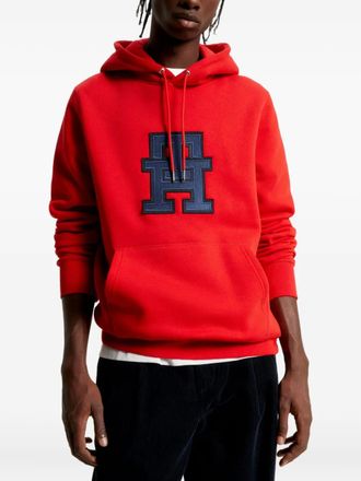 Tommy Hilfiger sweat à détail appliqué - Rouge