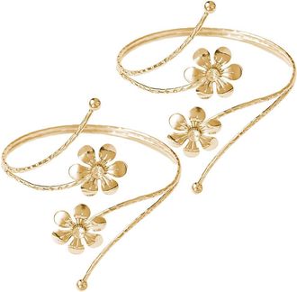 FOMIYES 2 St&uuml;cke Raffhalter Vorhang Raffhalter Krawatte Metall Blumen Gardinenhalter Gardinen Halter Fenster Vorhanghalter Gardinenhalter Schnallen Schlafzimm