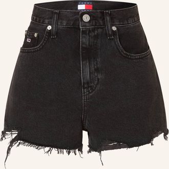 Tommy Jeans Jeansshorts schwarz