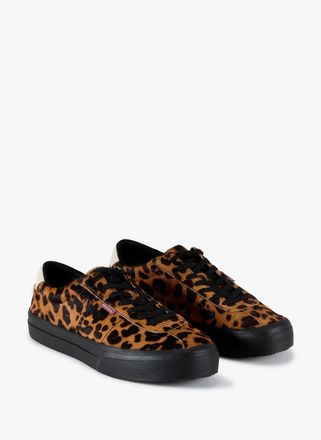 Paul Smith Baskets imprim&eacute; vache en cuir