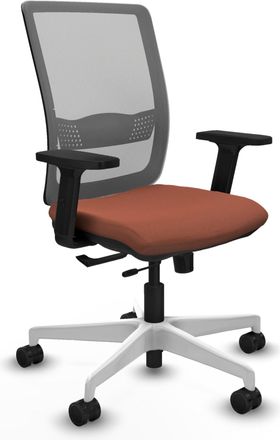 Piqueras y Crespo Haches B&uuml;rostuhl mit 2D-Armen, h&ouml;henverstellbare Lendenwirbelst&uuml;tze, ausgestattet mit Syncro/Traslack und injiziertem Schaum. Mit Rollen von 65 mm Nyl