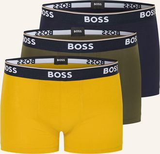 HUGO BOSS 3er-Pack Boxershorts Power blau