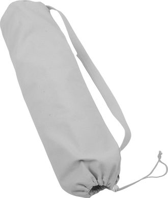 Garneck Tragbare Yogamattentasche aus Atmungsaktivem Baumwoll Canvas mit Verstellbarem Schultergurt Wei&szlig;er Mattenbeutel f&uuml;r Yoga Fitnessstudio und Reise