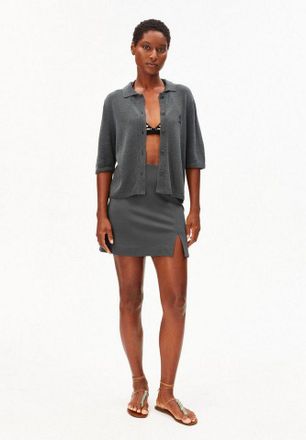 Armedangels Cardigan LINO BLEND Leinen-Mix (Polokragen, Loose Fit)